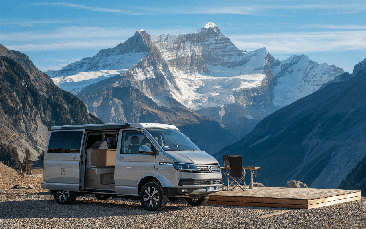 Les meilleurs spots van dans les Alpes : guide 2025